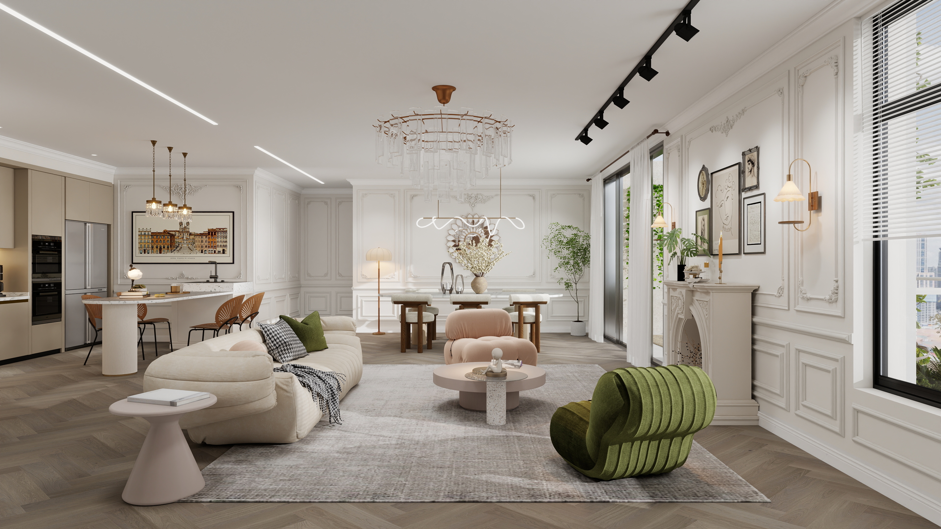 French Luxury Space Series Comprehensive Resonance